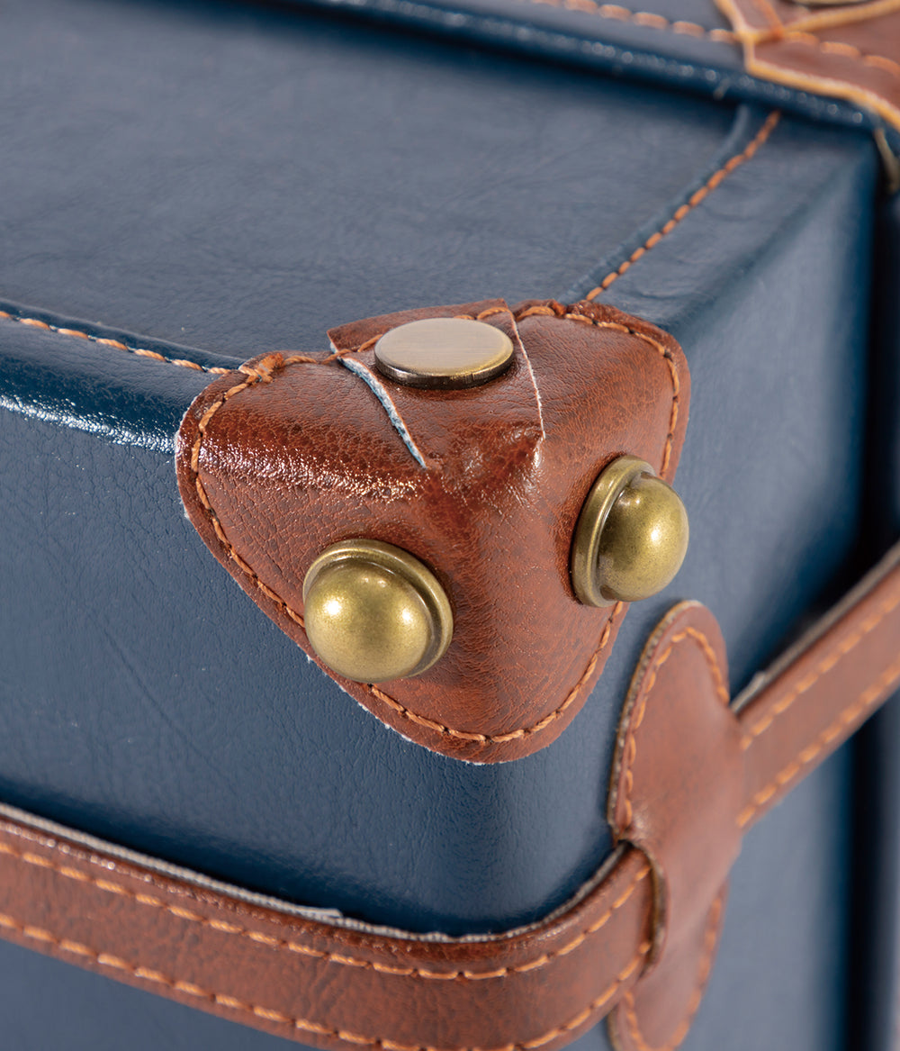 12" Navy Blue Ladies Travel Handbag – COTRUNKAGE