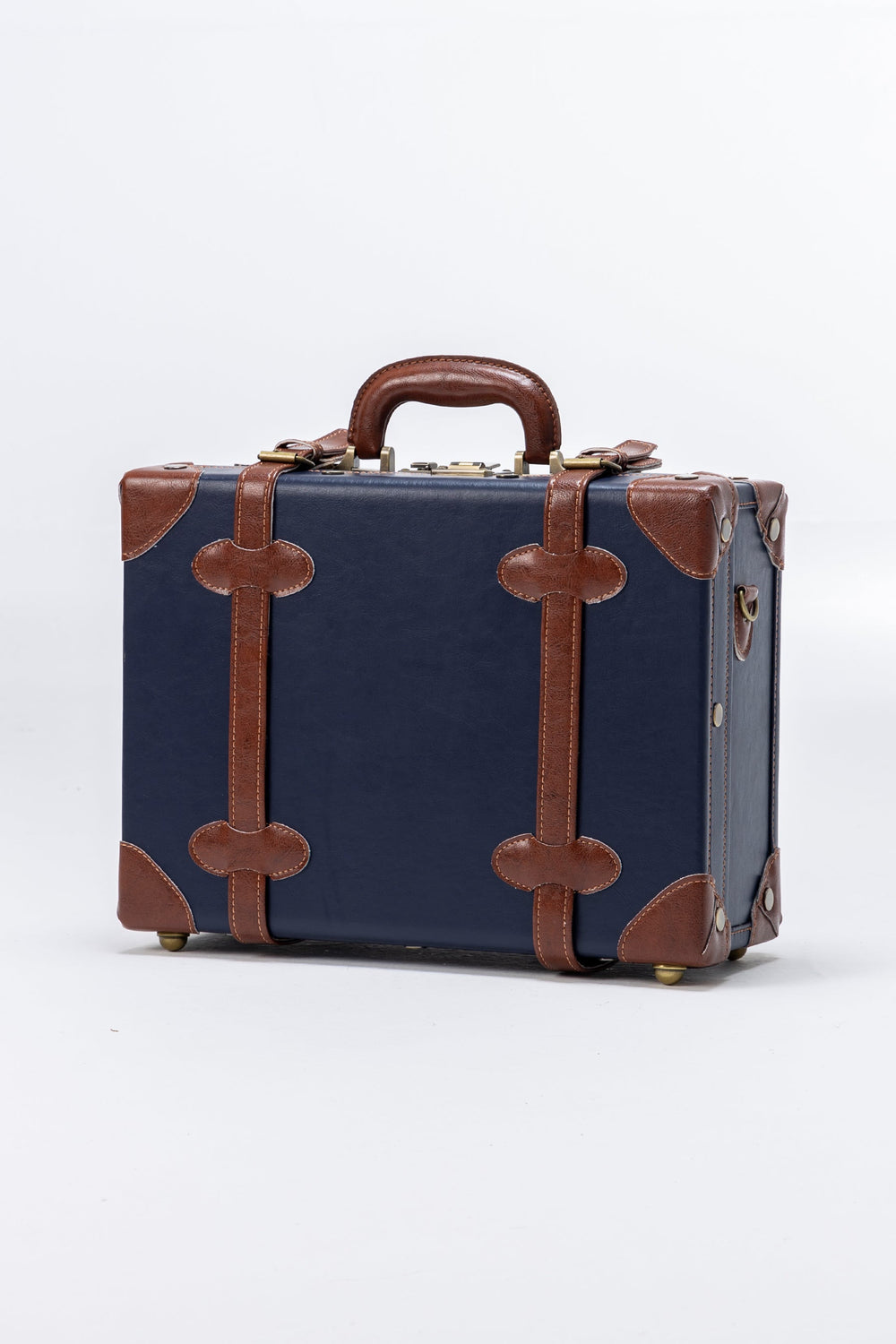 12" Navy Blue Ladies Travel Handbag – COTRUNKAGE