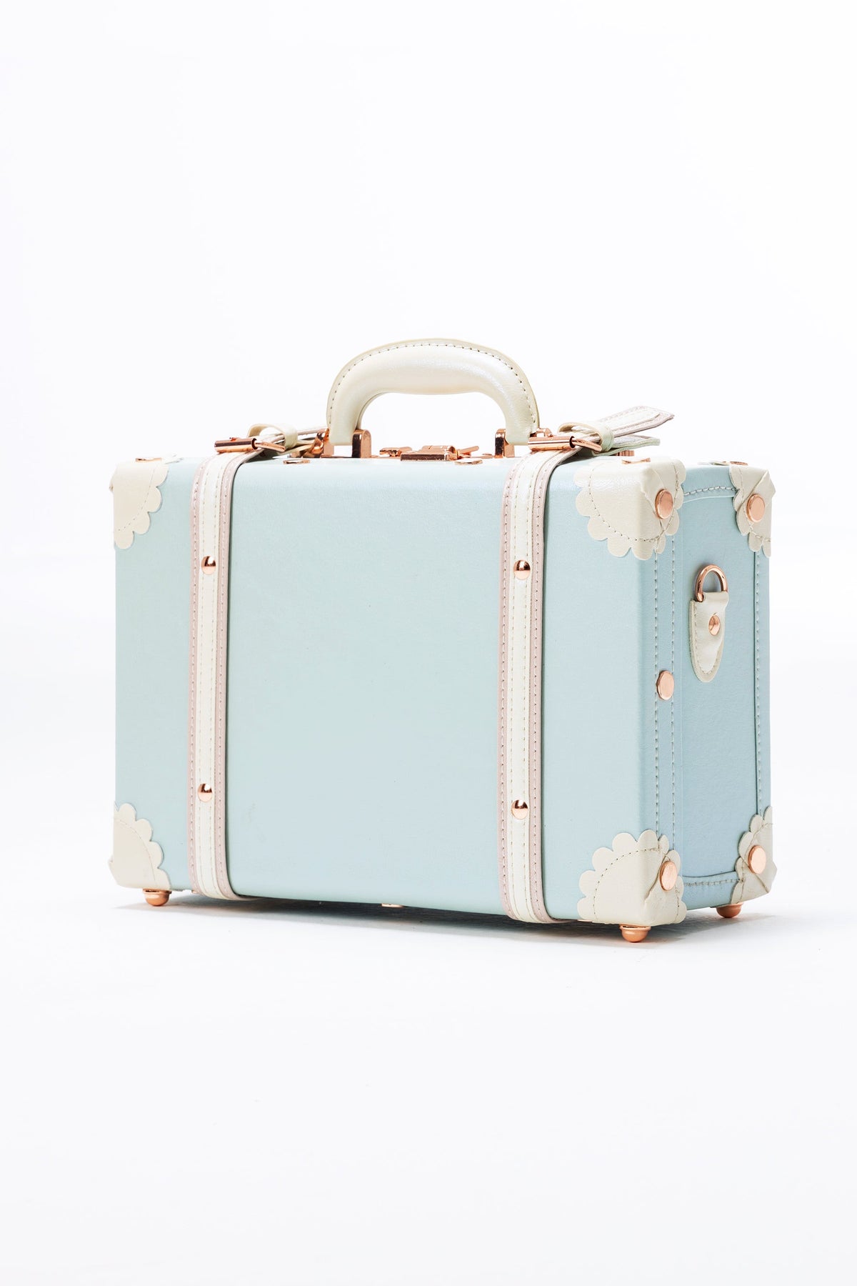 Vintage Carry On Suitcase Trunk Luggage Bag for Women